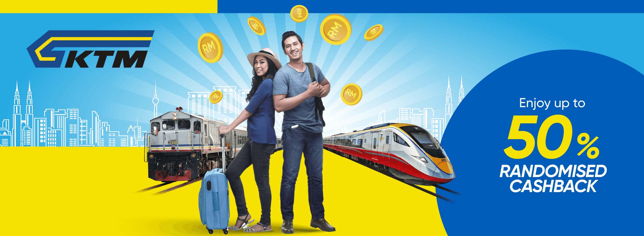 Use TNG eWallet to buy train tickets on KTMB APP and enjoy up to 50% ...