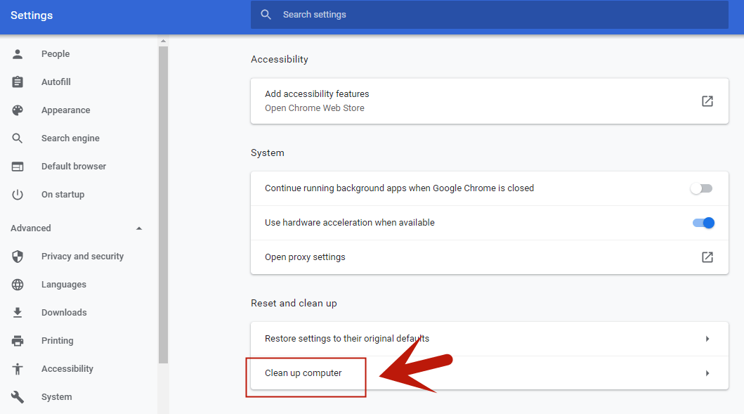 Google Chrome has a built-in feature to clean up your computer! - Leh ...