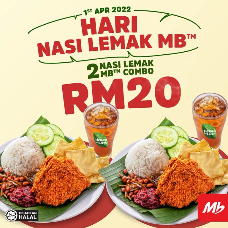 Marrybrown offers RM20 discount for 2 sets ! - Leh Leo Radio News
