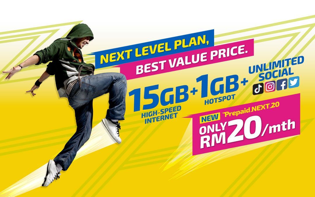 Digi's new internet plan costs only RM20 per month and includes 15GB of ...