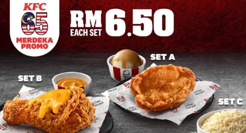 KFC National Day Set Meal for only RM6.50！ - Leh Leo Radio News