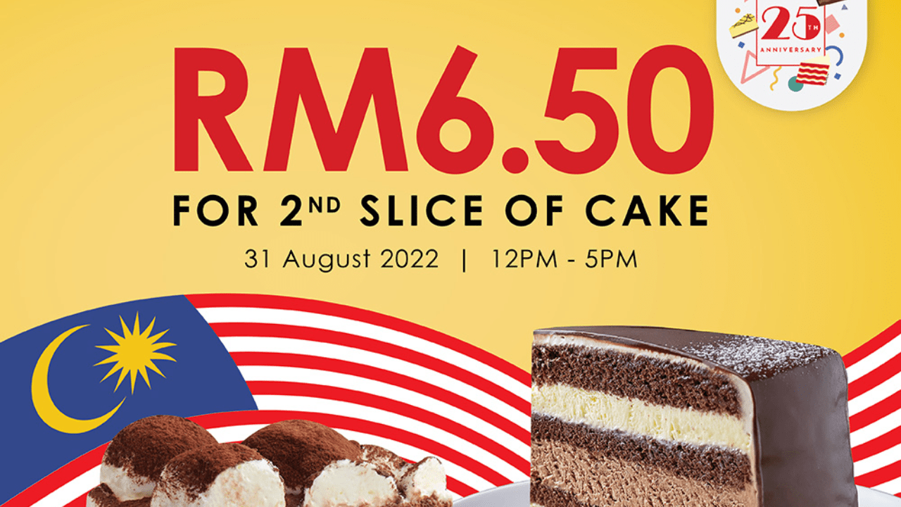 Sliced cake from Secret Recipe for only RM6.50! - Leh Leo Radio News