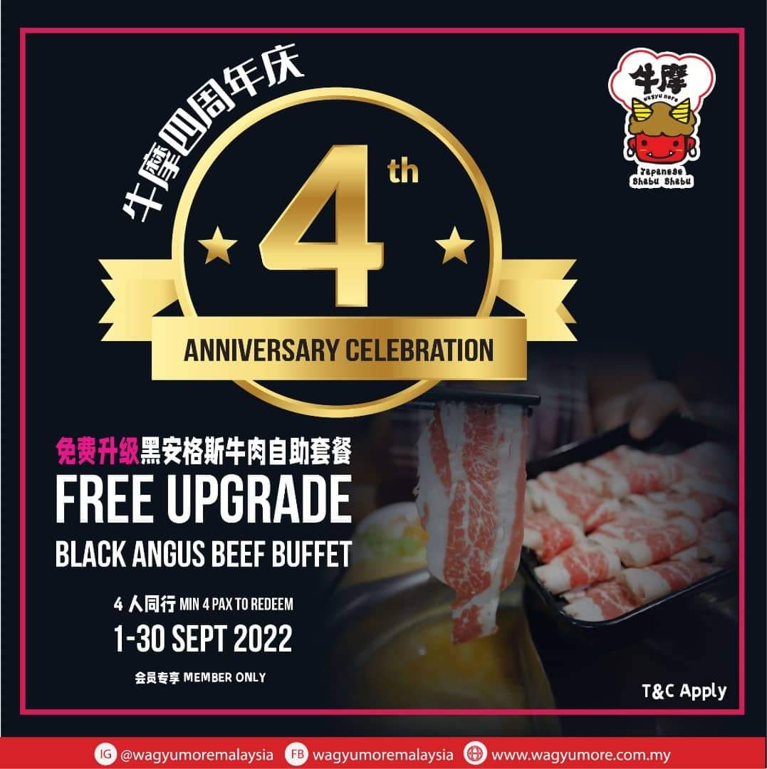 Free Black Angus Beef Premium Buffet Upgrade with Wagyu More 4th ...