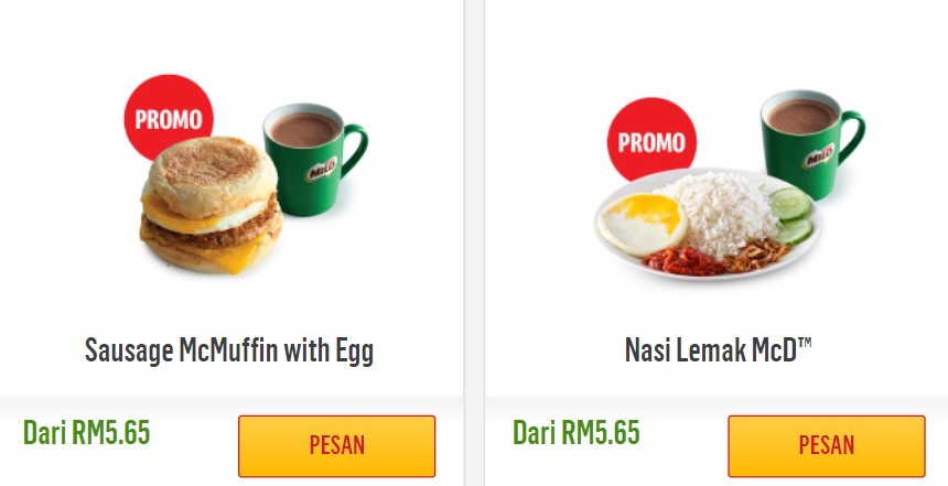McD Breakfast set for only RM5.99! - Leh Leo Radio News