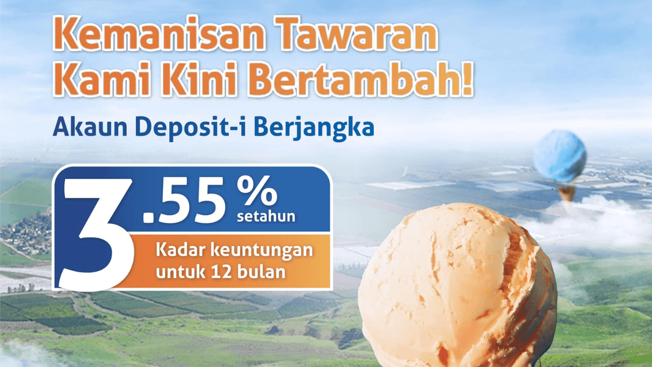 Bank Rakyat Fixed Deposit Offer, with a Prime Rate of 3.55% per annum ...