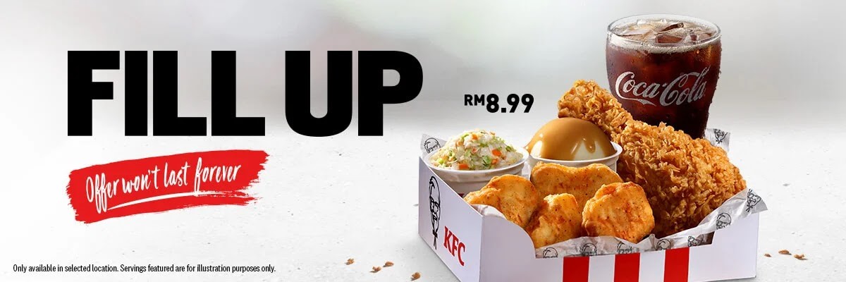 KFC launches Fill Up set for only RM8.99! - Leh Leo Radio News