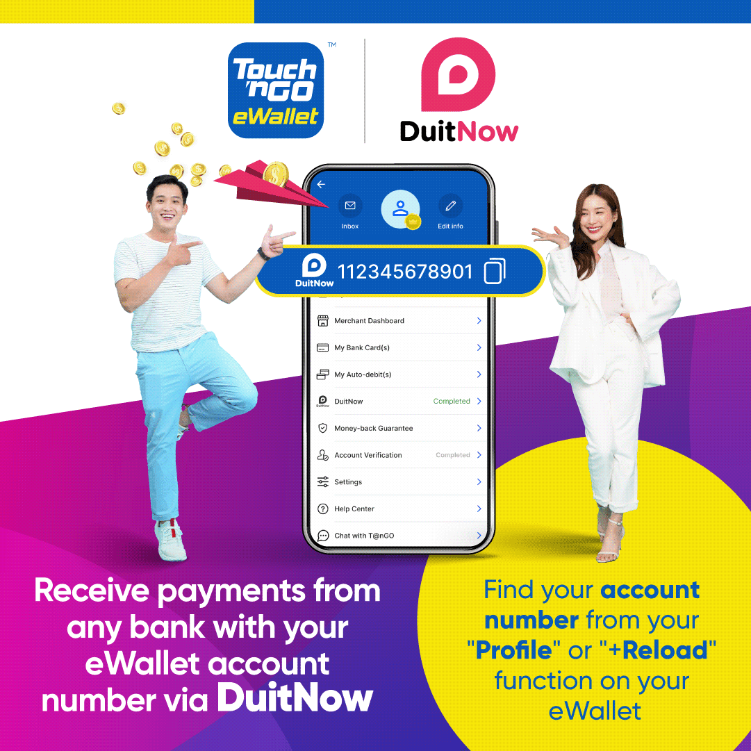 Users can transfer money directly from their banks to Touch 'n Go ...