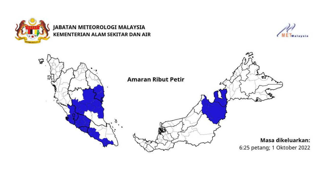Thunderstorm alerts are issued by the Meteorology Department for nine ...