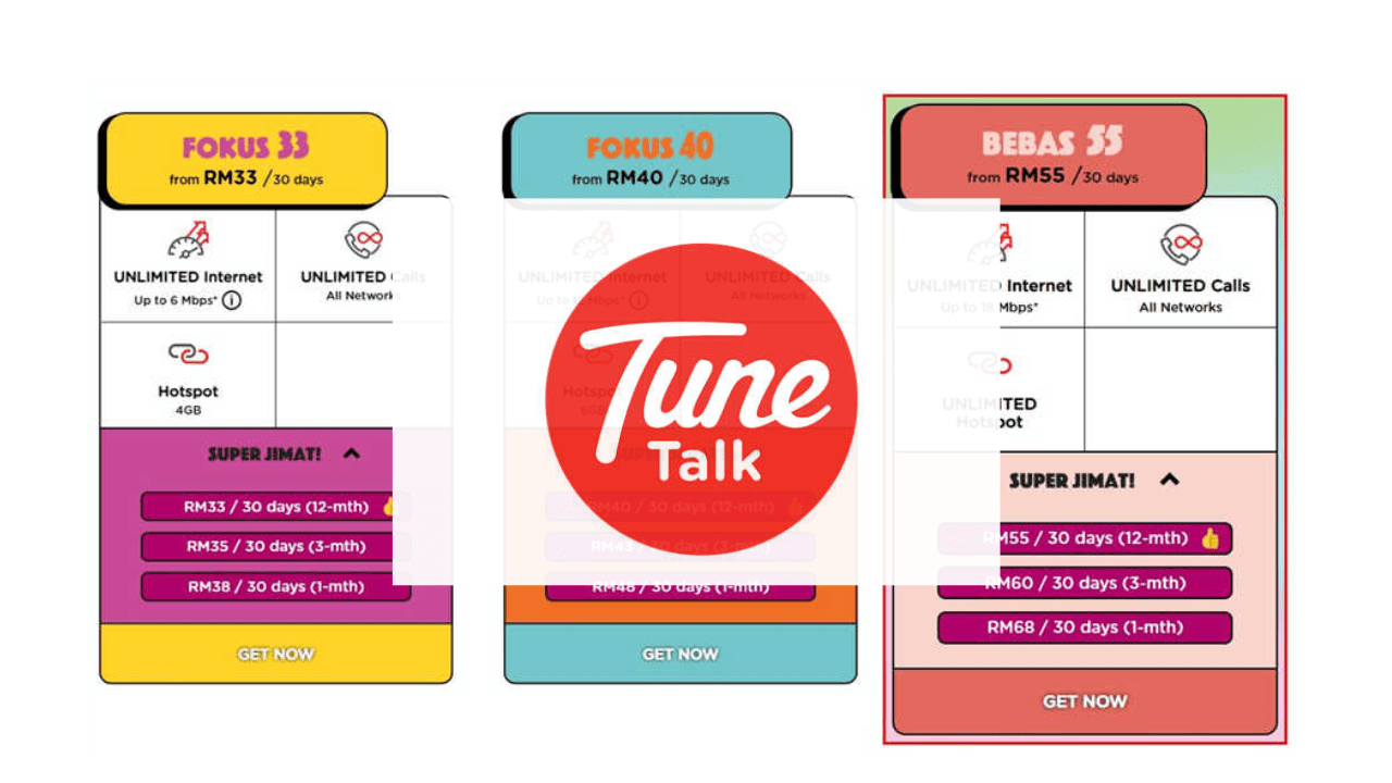 Under Tune Talk, there are 3 Unlimited Plans. - Leh Leo Radio News