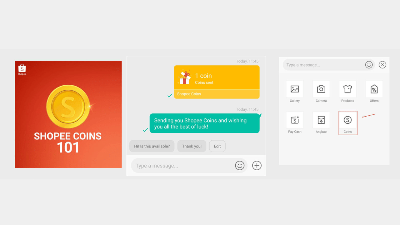 Shopee Coins can also be transferred to other users. - Leh Leo Radio News