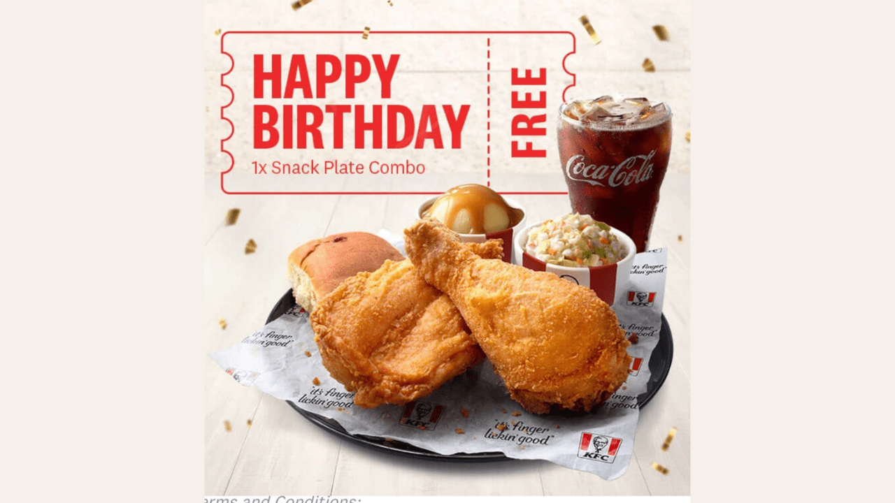 Celebrate your birthday in October by receiving a free KFC fried ...