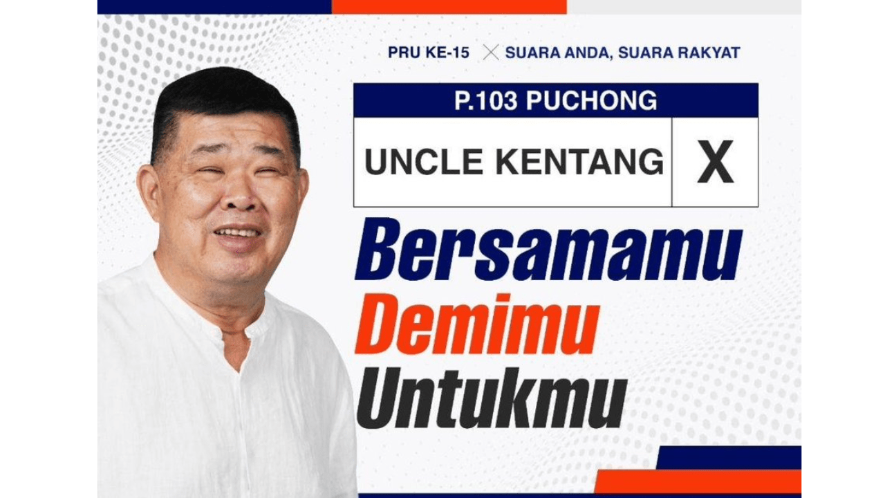 'Uncle Potato' seat as an independent in the Puchong seat in GE15 ...