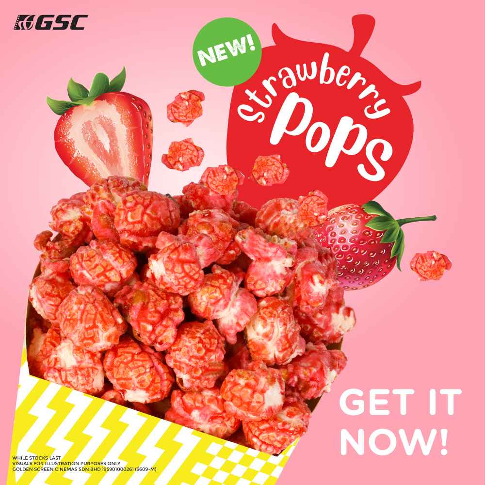 GSC specially launched the new pink Strawberry Popcorn! - Leh Leo Radio ...