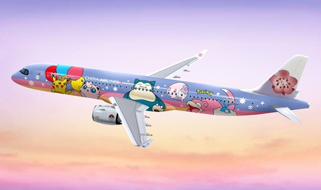 Pokemon-painted planes are coming to Penang! The whole plane is full of ...