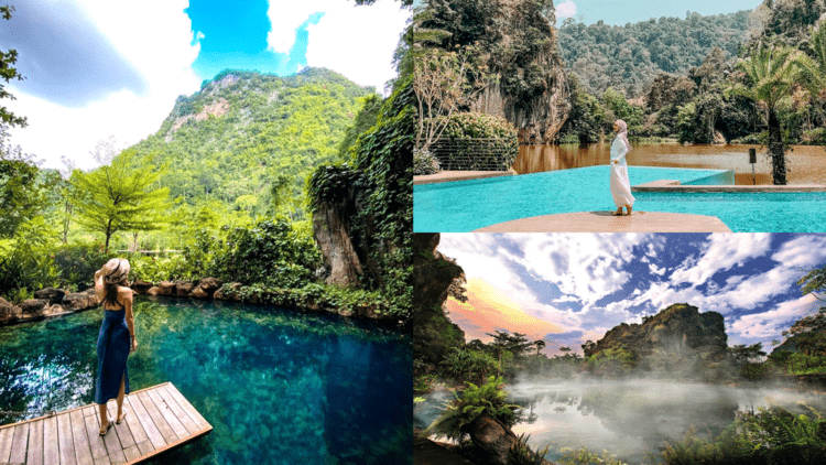 Hideaway hot spring resort hidden in Ipoh! There is also a private pool ...