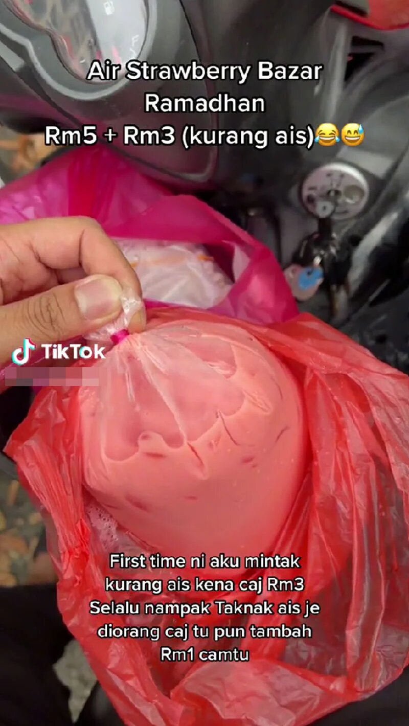 When ordering cold drinks, Malaysian netizens request less ice but ...