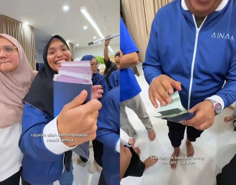 Surprise giveaway with Malaysian celebrity Hari Raya! Pride rewards ...