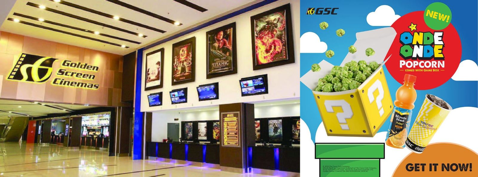 GSC presents the new Onde-Onde Popcorn! SuperMario box is super cute ...