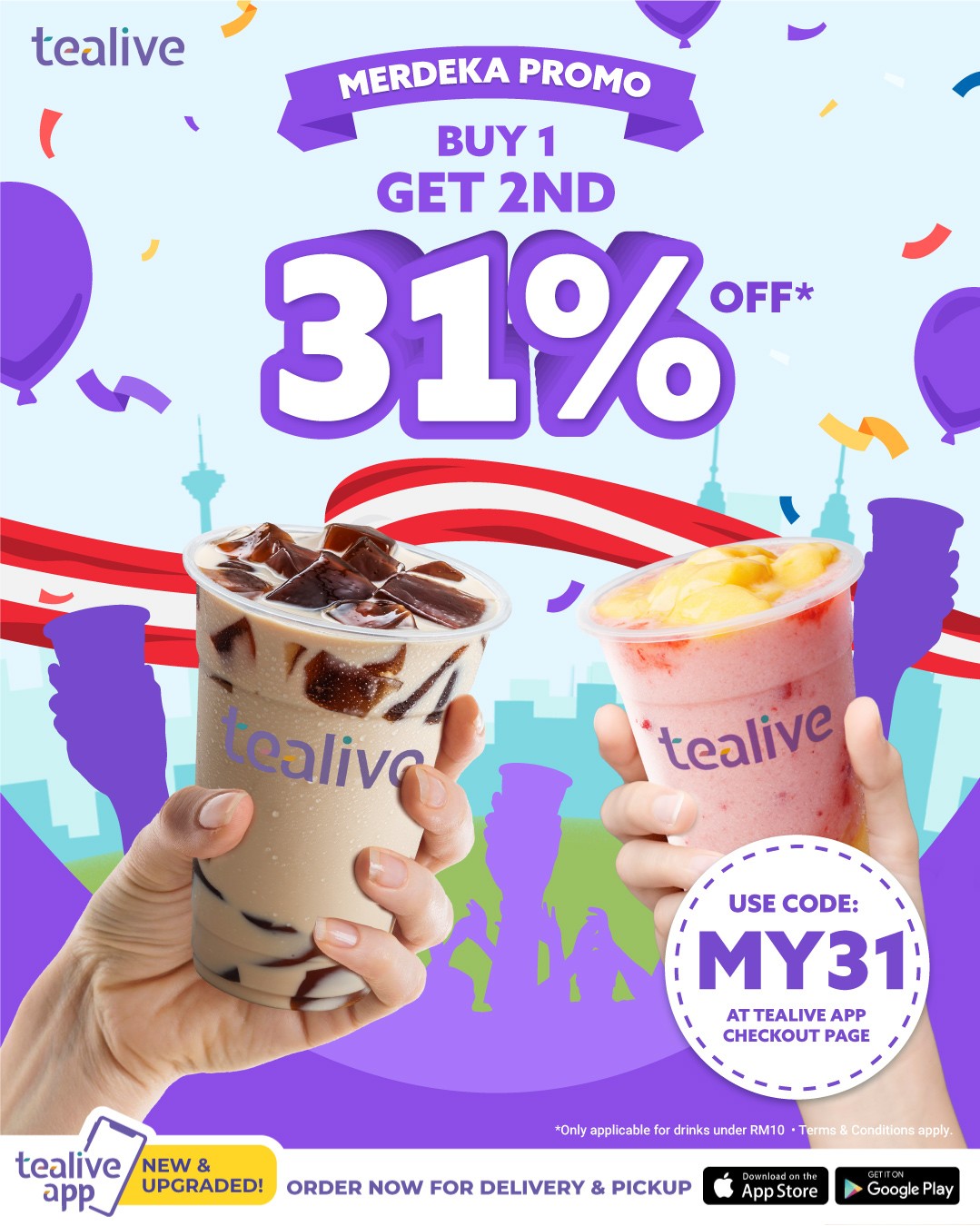 Tealive Launches National Day Promotion, Enjoy 31% Discount on Second ...