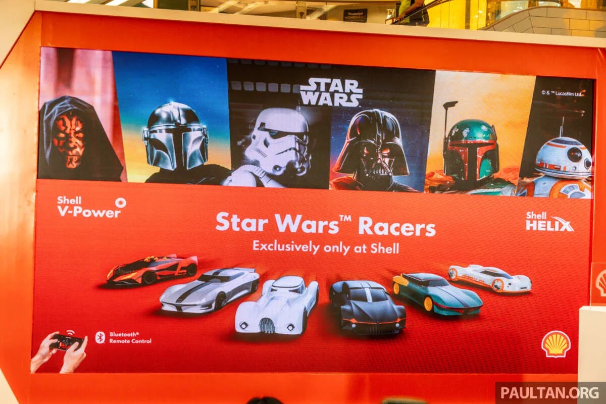Shell launches Star Wars remote control model car! There are 6 styles ...